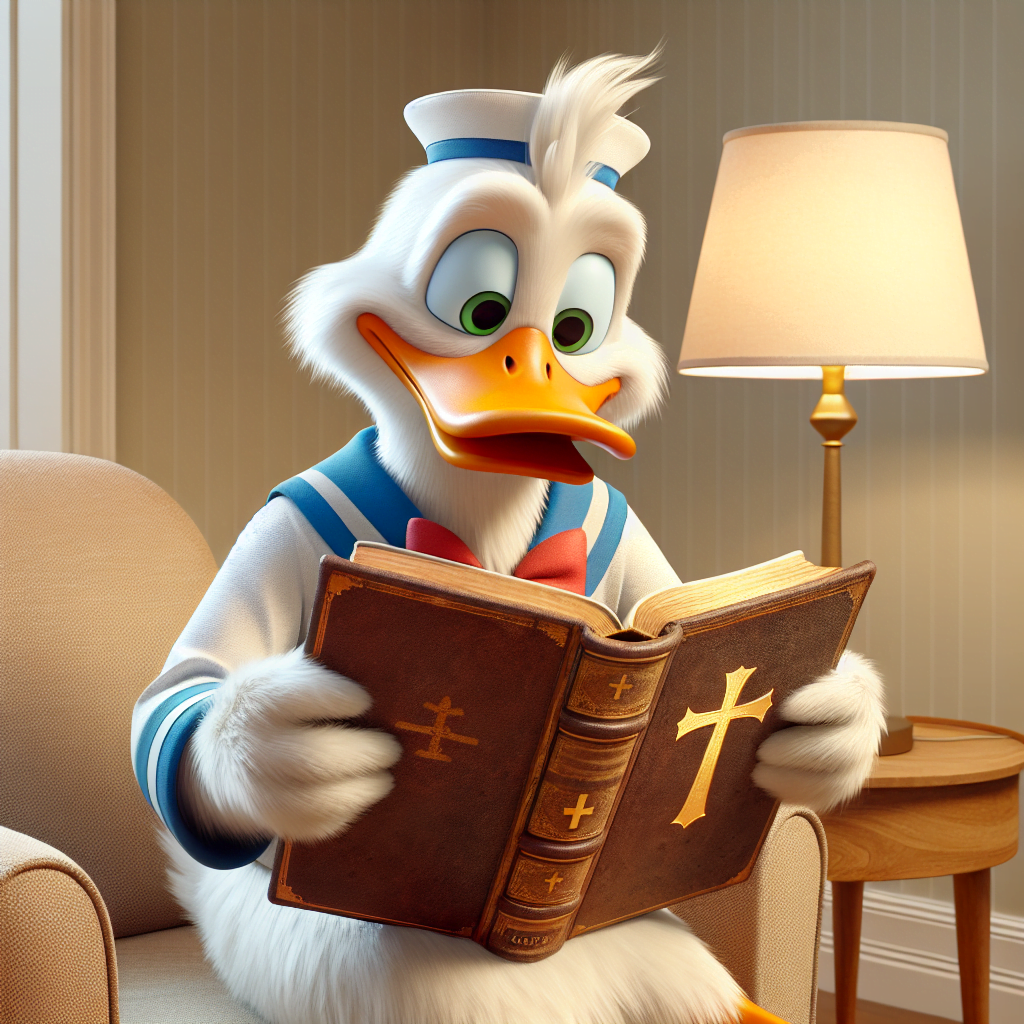 The Celebrity Donald Duck Gives a Summary of Genesis
